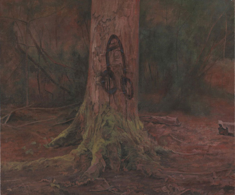 George Shaw finds the otherworldly in trees, porn magazines and plastic ...