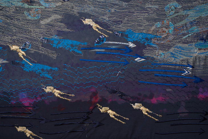 Alice Kettle’s textiles stitch together the stories of refugees ...