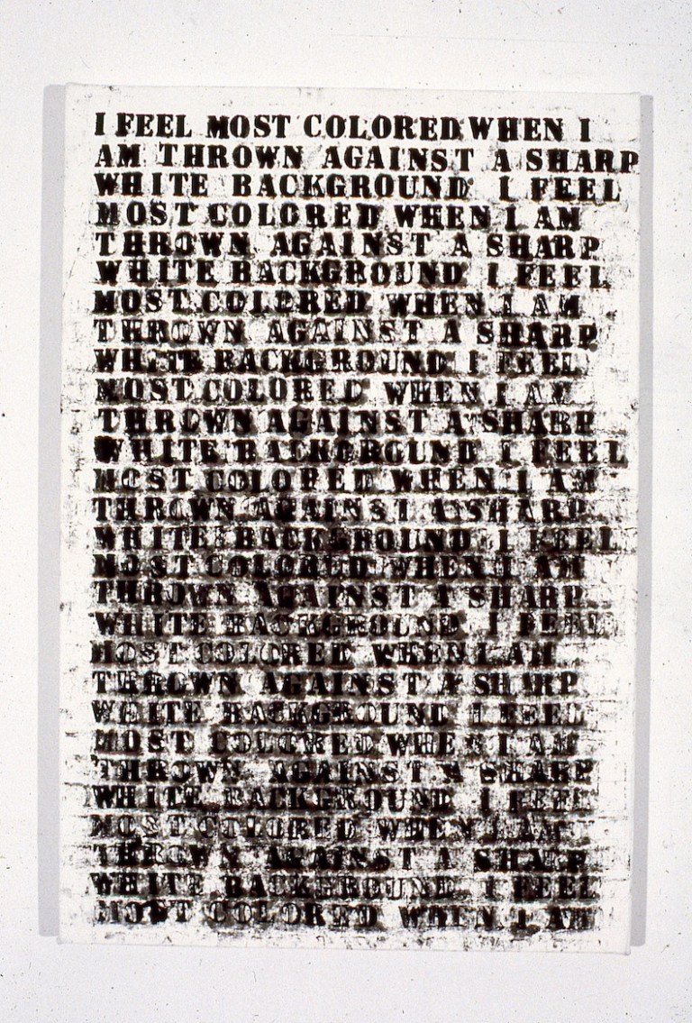 Glenn Ligon: All Over the Place - Apollo Magazine